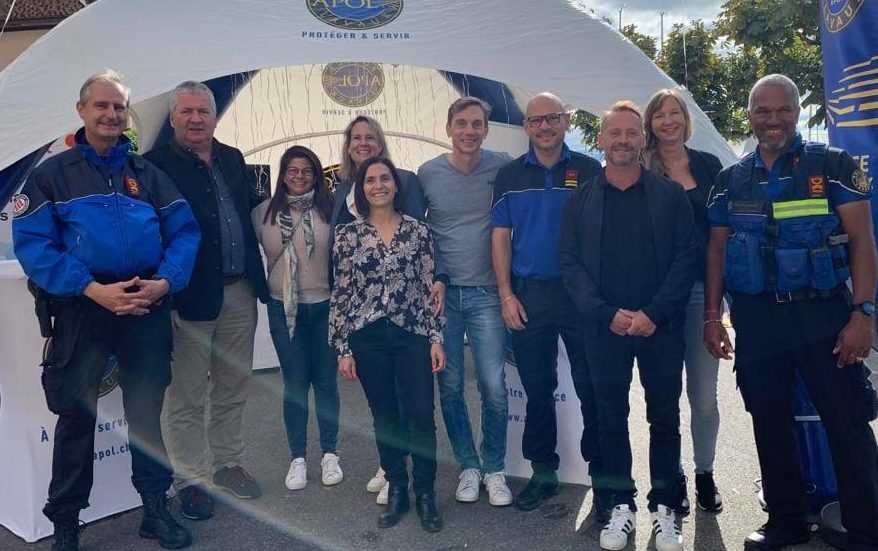 Stand Police Lavaux APOL et Association 1, 2, 3...Soleil au marché de Lutry, 10.09.2022 ...